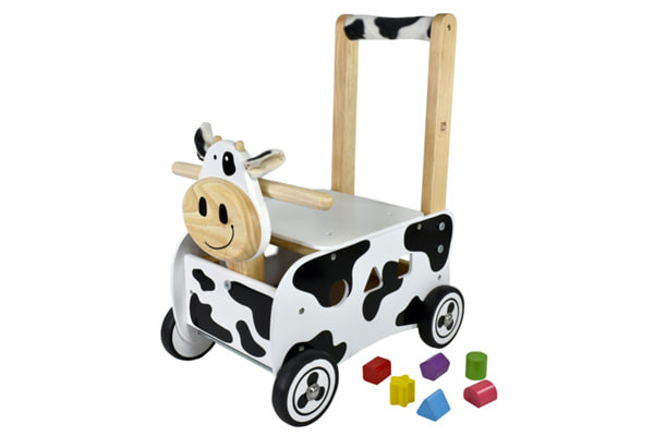 I'm toy Houten koe | Houtenloopwagen.nl